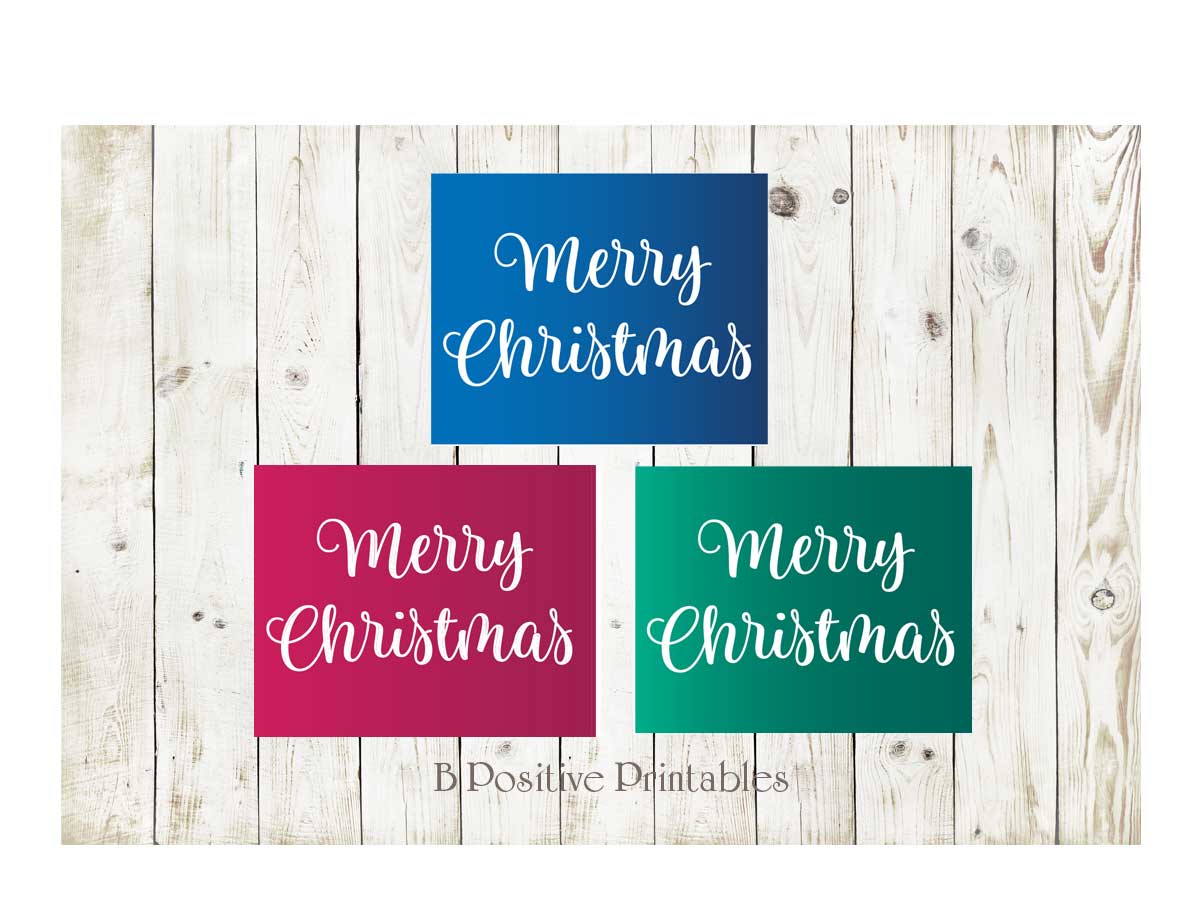 Christmas Gift Tags (Mini Cards) - Bpos